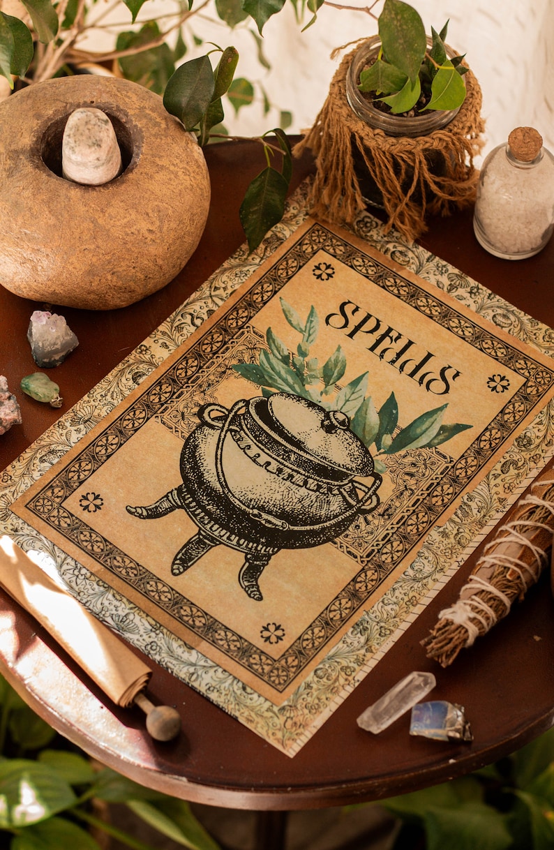 Book of Shadows Dividers Kit Printable • Magic • BOS Covers • Wicca ...