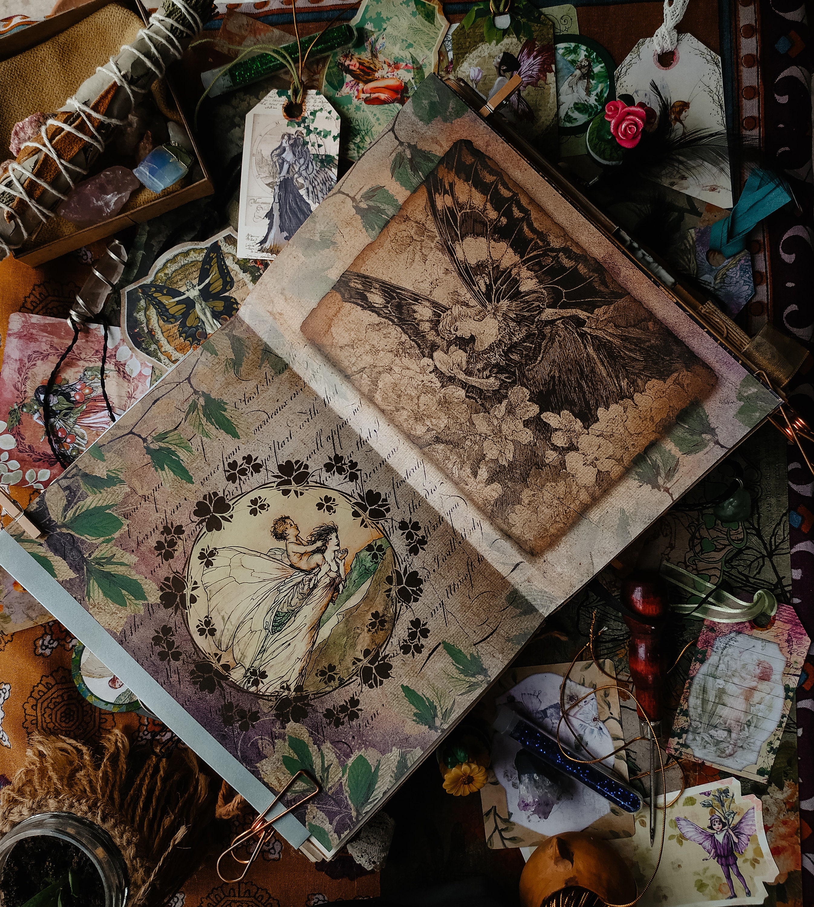 Fairies' Secret Garden Digital Journal Kit • INSTANT Download • Fairy ...