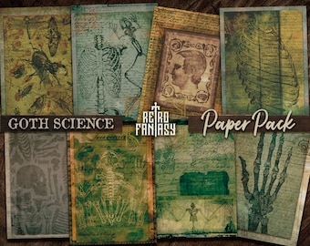 Goth Halloween Printable Paper Pack INSTANT Download | Etsy