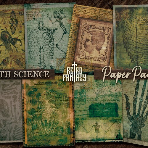 Goth Halloween Printable Paper Pack INSTANT Download - Etsy