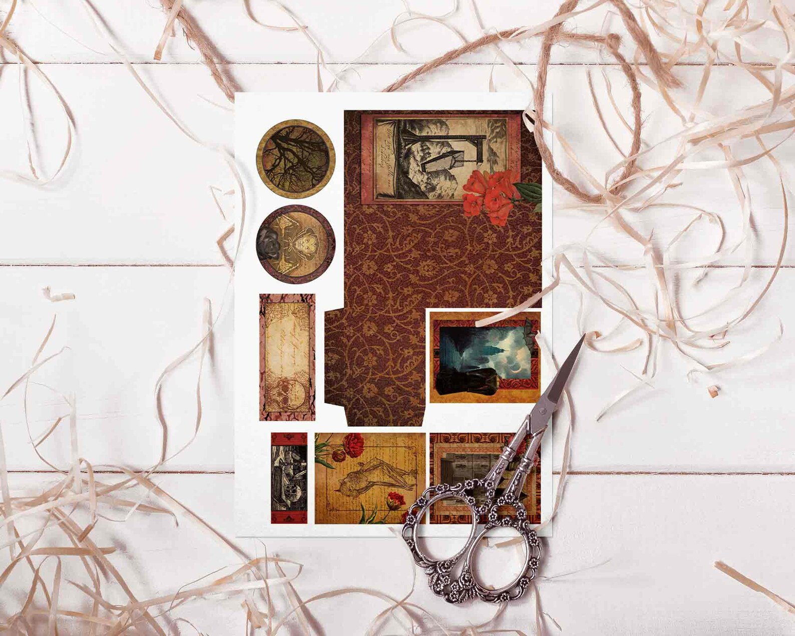 House of Vampires Ephemera Kit Digital Download - Etsy