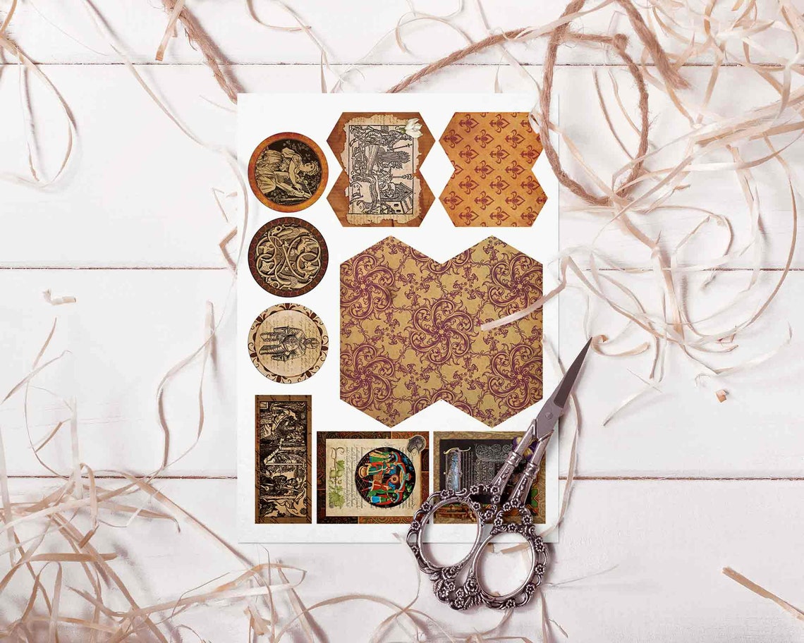 Middle Ages Digital Ephemera Kit • Extras Add on Kit • Digital Download ...