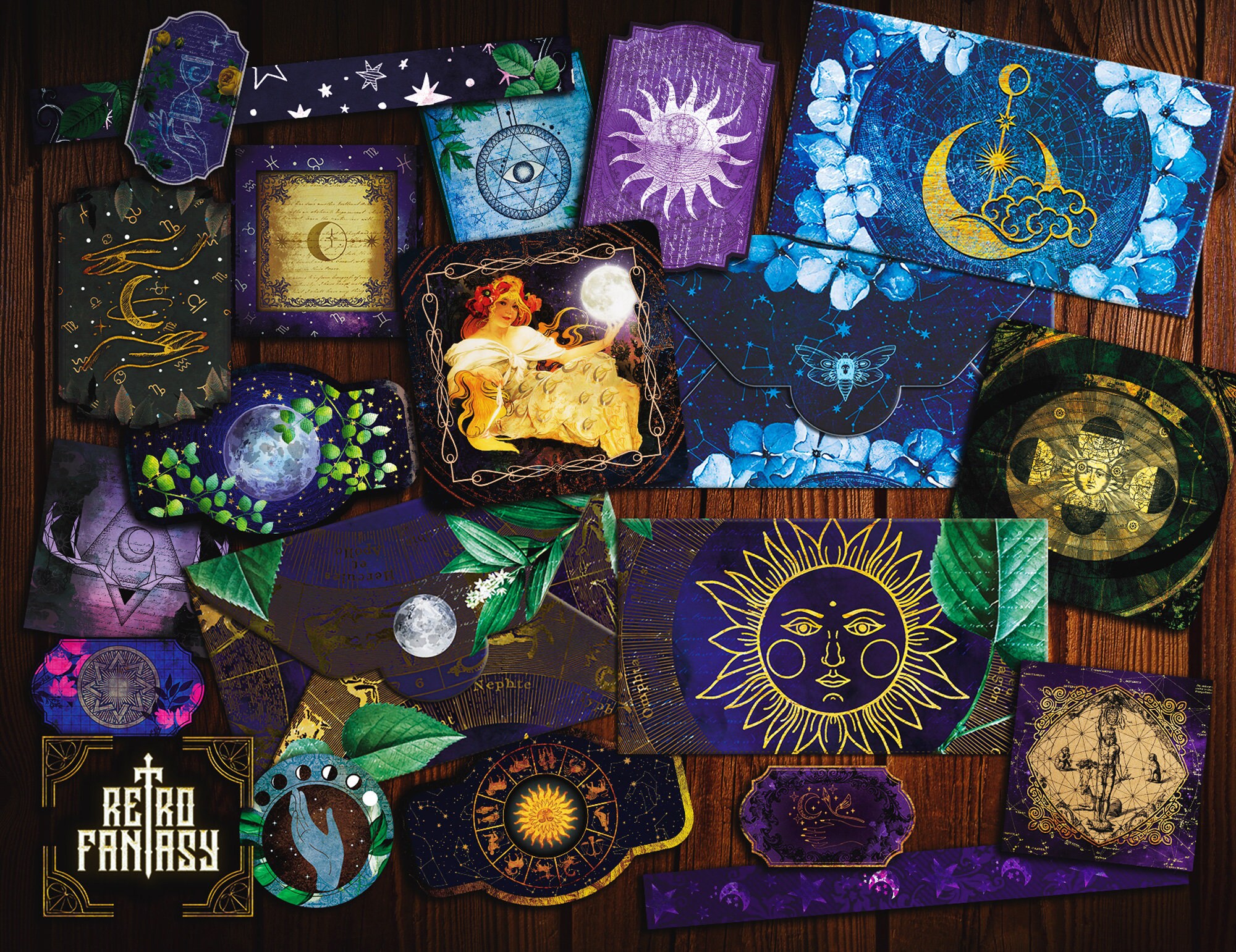 Astrology Witch Ephemera Kit WITCHCRAFT Magic Wicca - Etsy