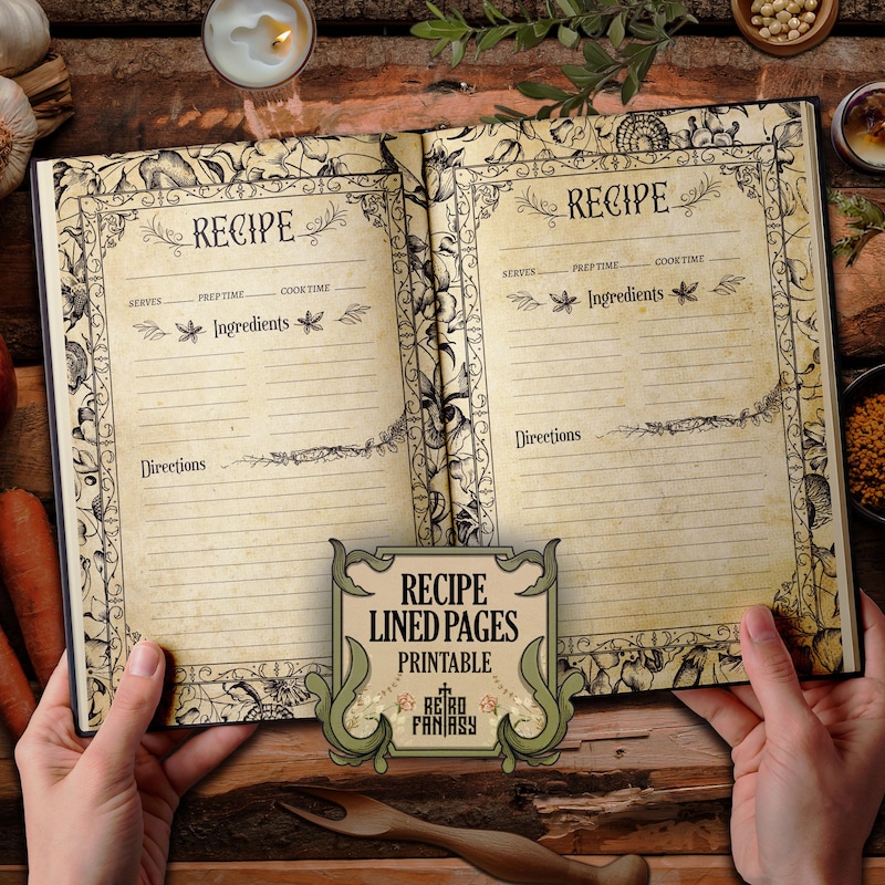 Custom Witch Recipe Book - Etsy
