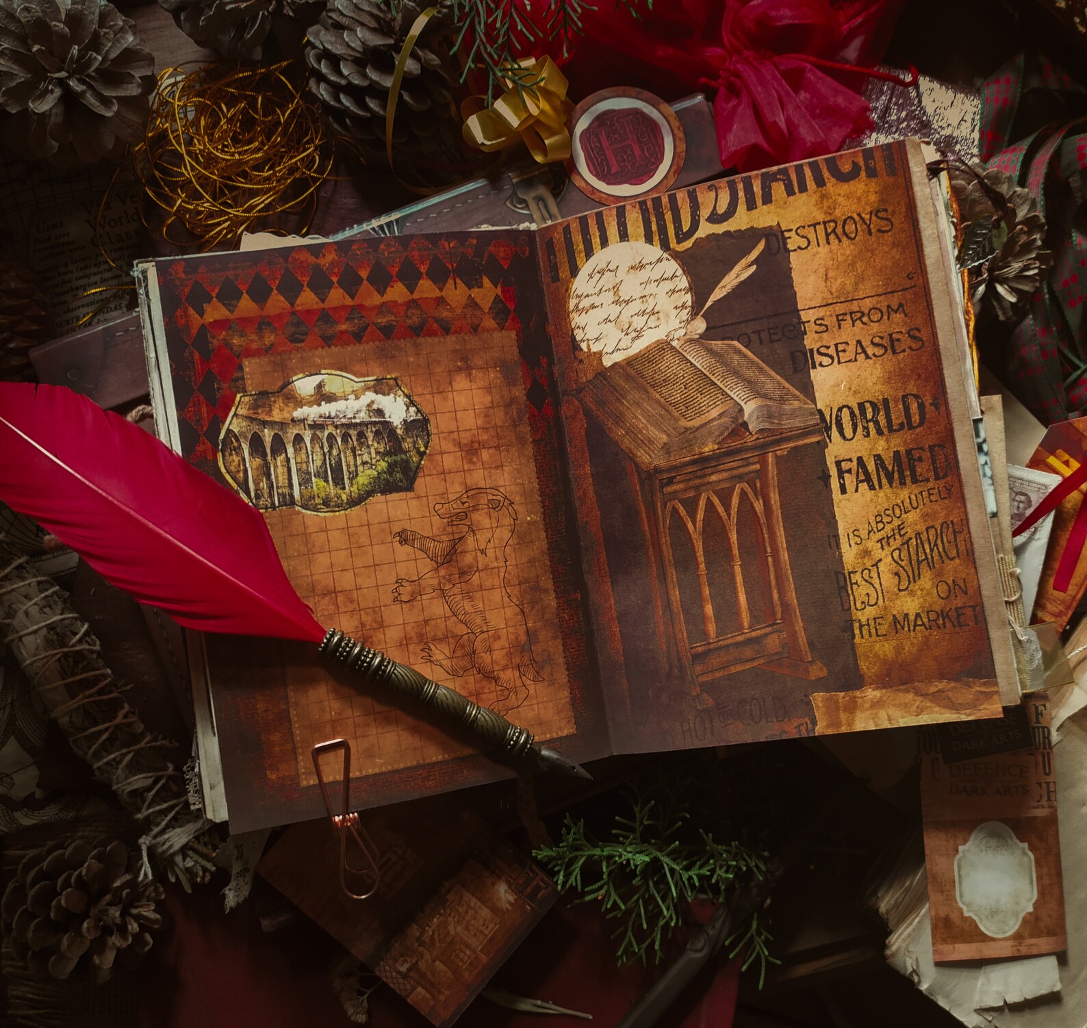 Wizarding School Journal Kit Printable Journal Pages | Etsy