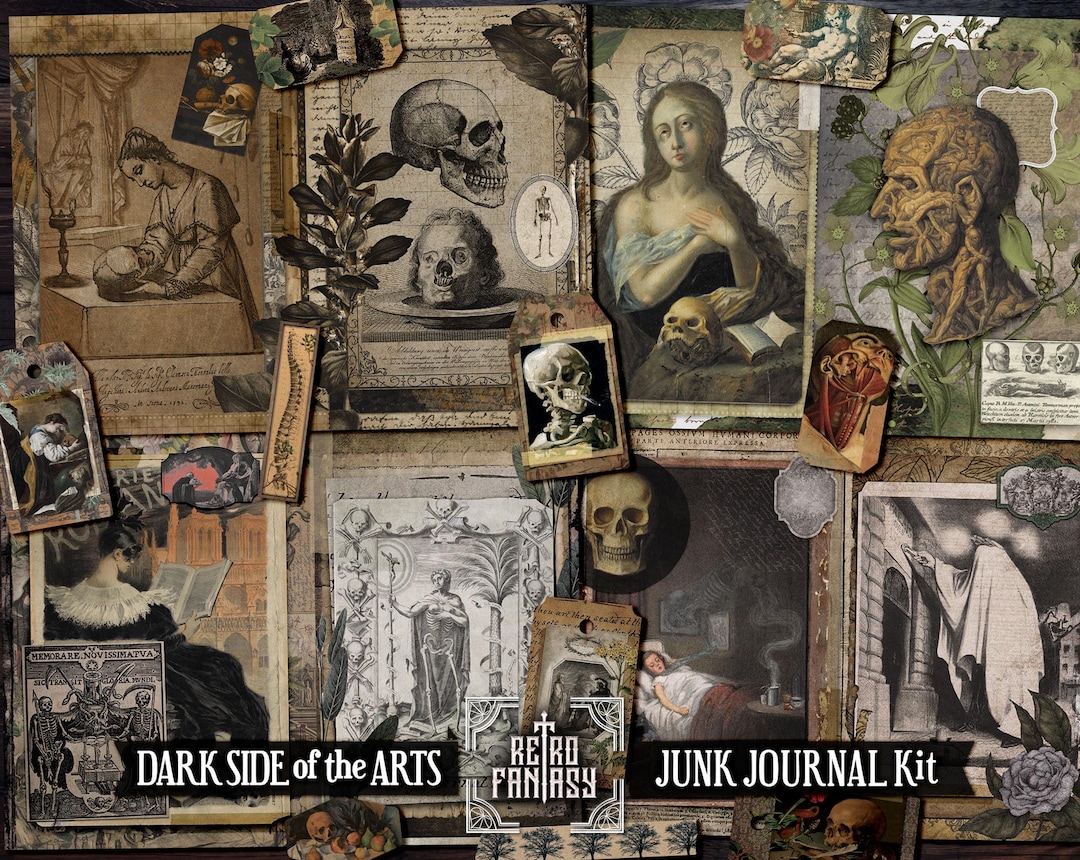 Dark Side of the ARTS Printable Journal Kit With EXTRAS • INSTANT ...