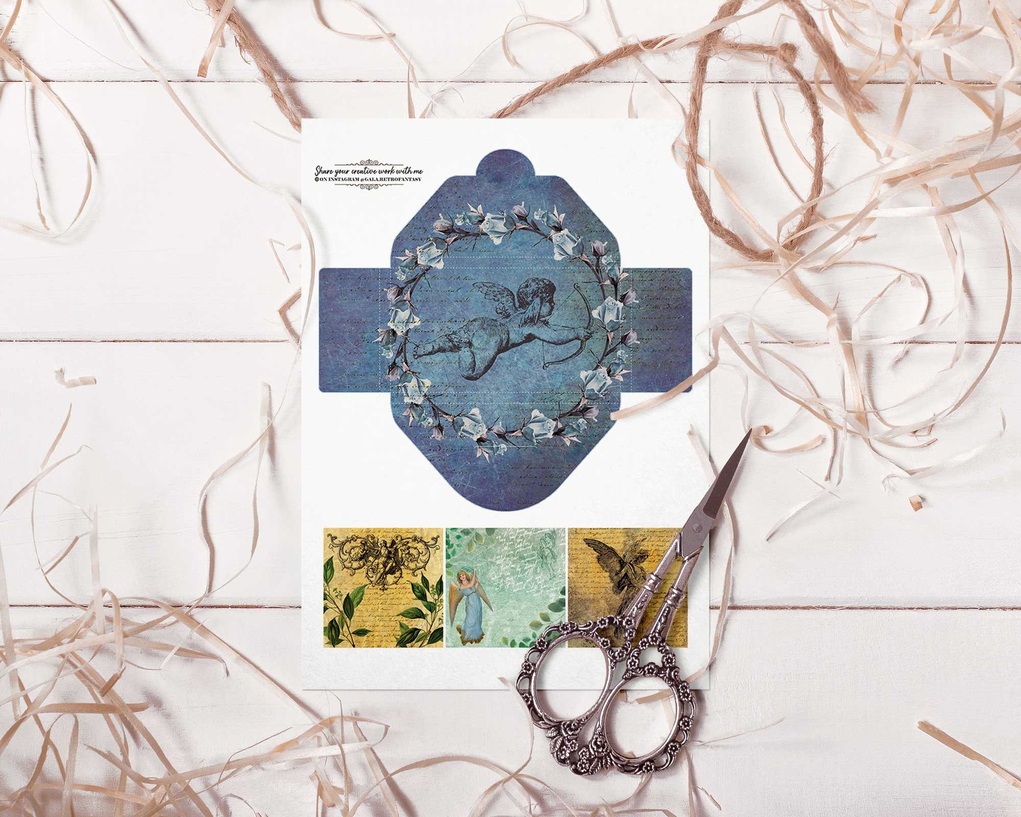 Postcard From Heaven Printable Extras Add on Kit • INSTANT Download ...