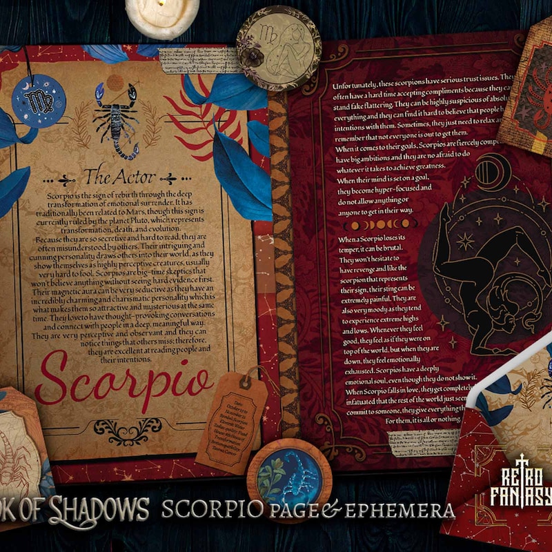 Which Zodiac Sign in Similar to Scorpio - Etsy Canada