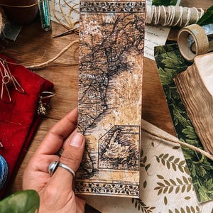 Old Traveler Vintage Bookmarks | Vintage Maps Printable Bookmarks ...