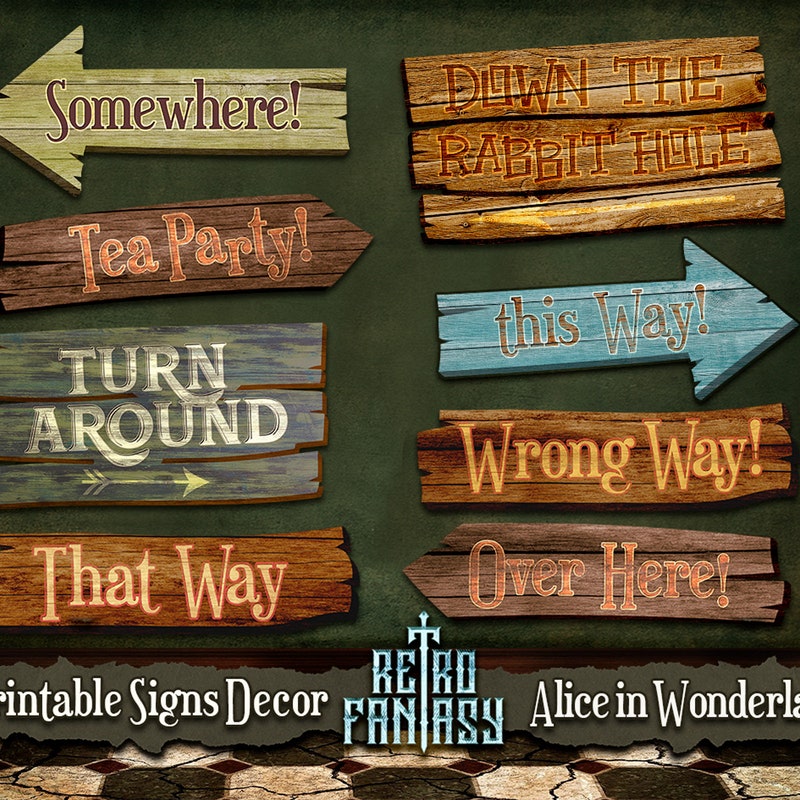 Alice Room Sign - Etsy