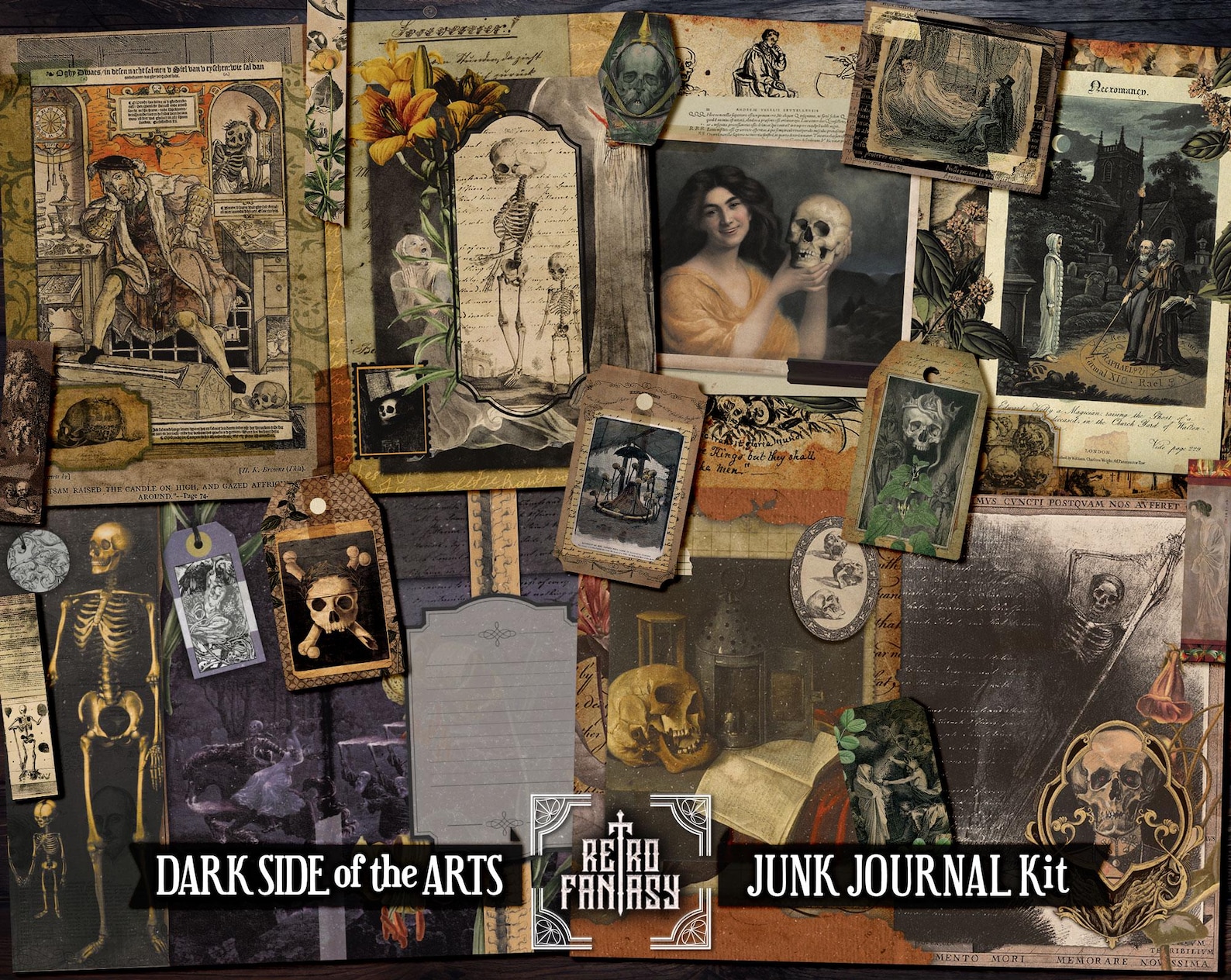 Dark Side of the ARTS Printable Journal Kit With EXTRAS • INSTANT ...
