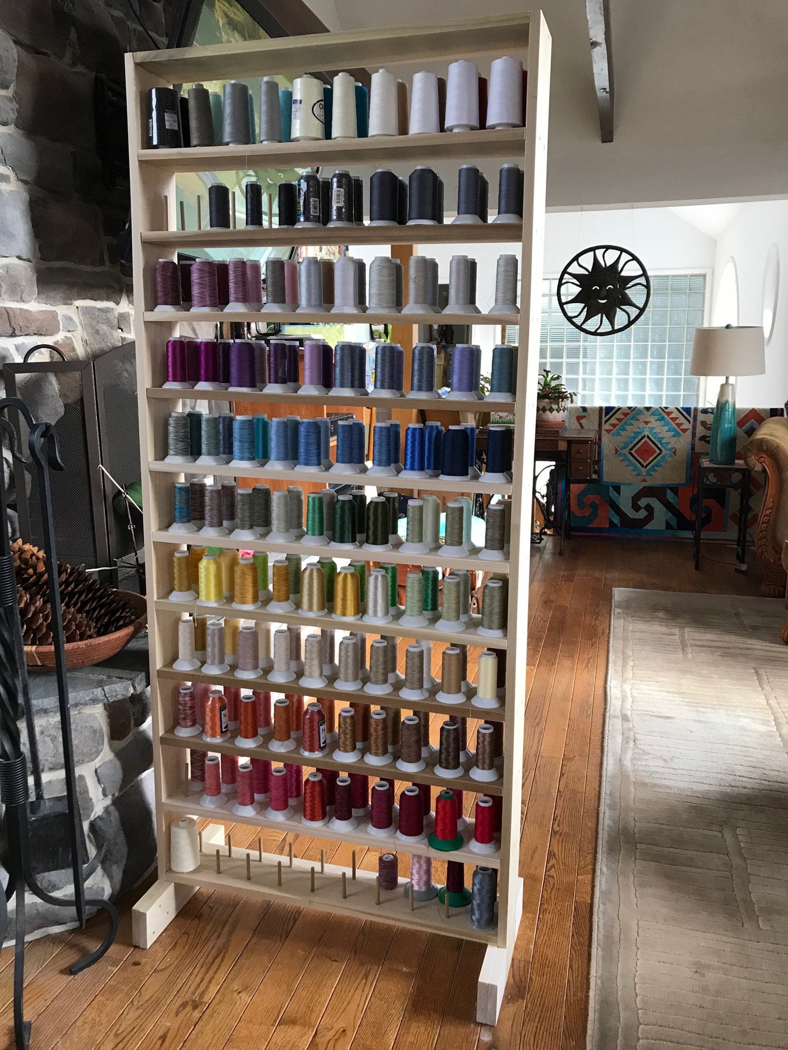 Thread Rack PDF Pattern & Plans to BUILD Your OWN Free Standing -6 Feet ...