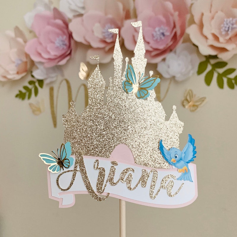 Castle Cake Topper - Etsy