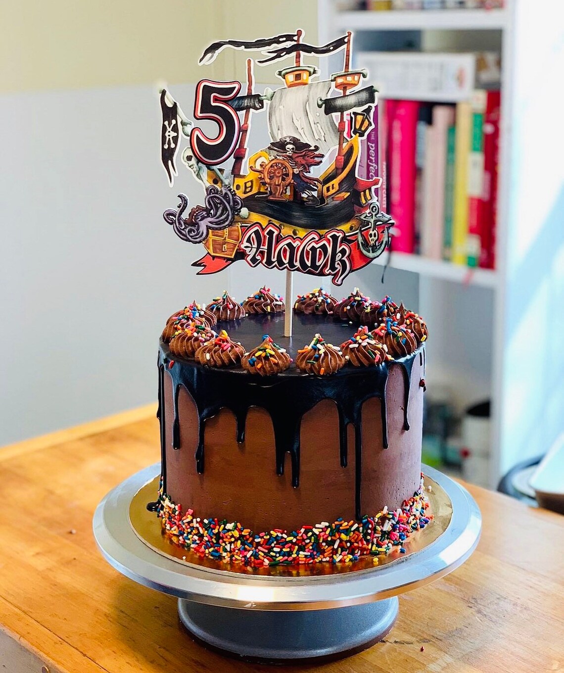 Custom Pirate Birthday Cake Topper Pirate Birthday Cake - Etsy