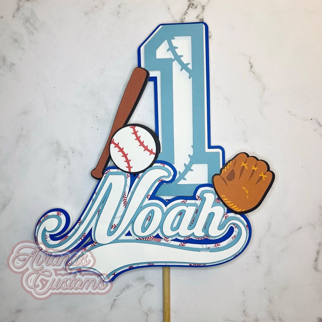 Custom Baseball Birthday Cake Topper Baseball Cake Topper - Etsy