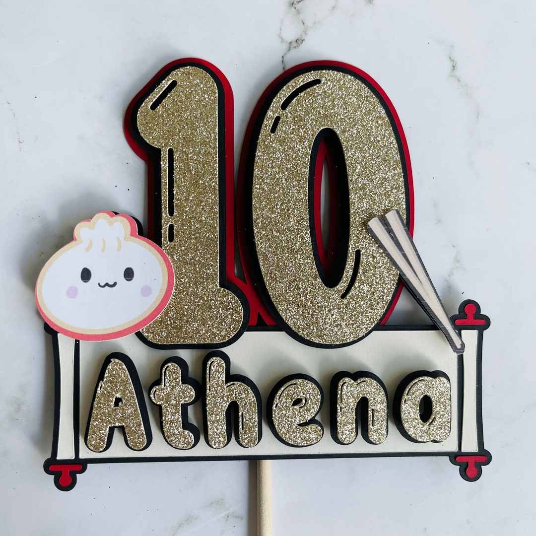 3D Custom Bao Birthday Cake Topper , Bao Birthday Cake Topper , Dim Sum ...