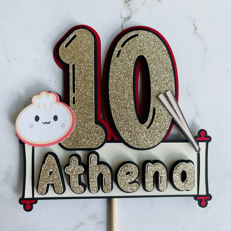 3D Custom Bao Birthday Cake Topper Bao Birthday Cake Topper - Etsy