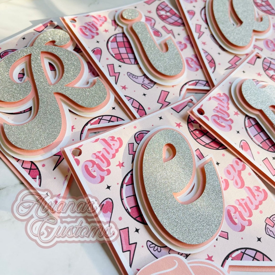 Custom Let's Go Girls Birthday Banner Let's Go Girls - Etsy