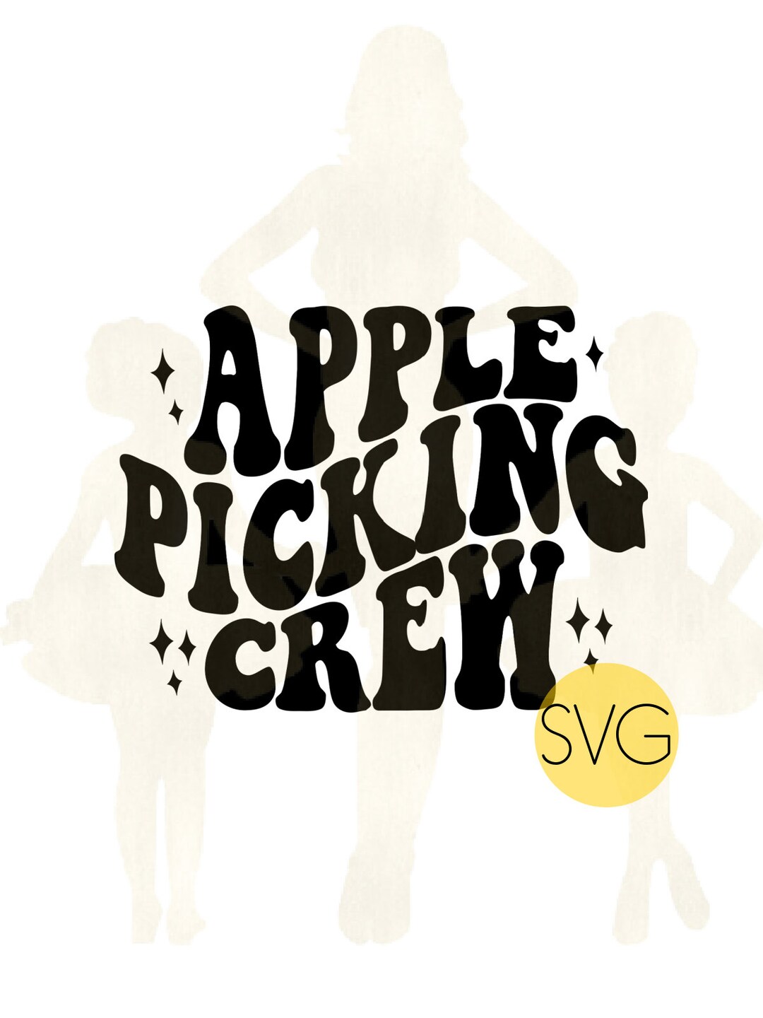 Apple Picking Crew SVG File | Retro Apple Picking Fall SVG File | Fall ...