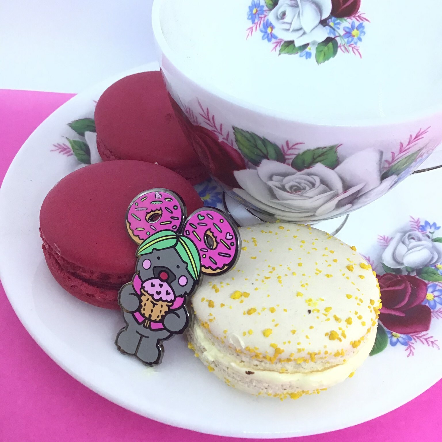 Donut Give up Enamel Pin/ Pinkoala Breast Cancer Awareness - Etsy Australia