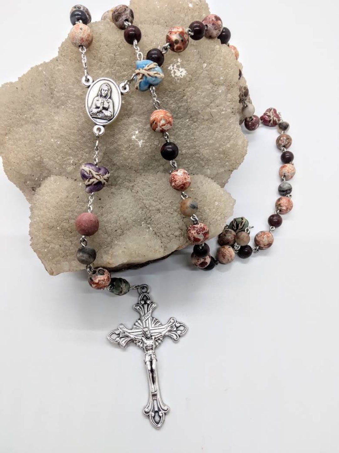 The Earth Mother Rosary: A 17inch Long Inspiring Feminine Collection of ...