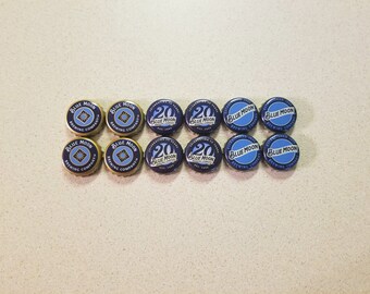Blue Moon Bottle Caps - Etsy