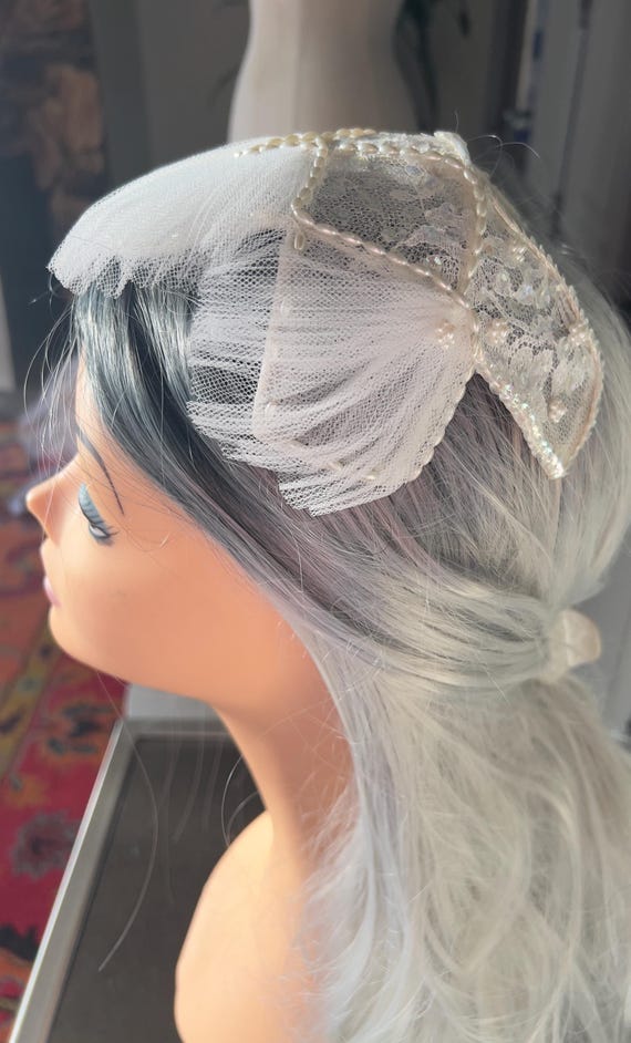 1930s/1940’s wedding headpiece -amazing!!! - Gem