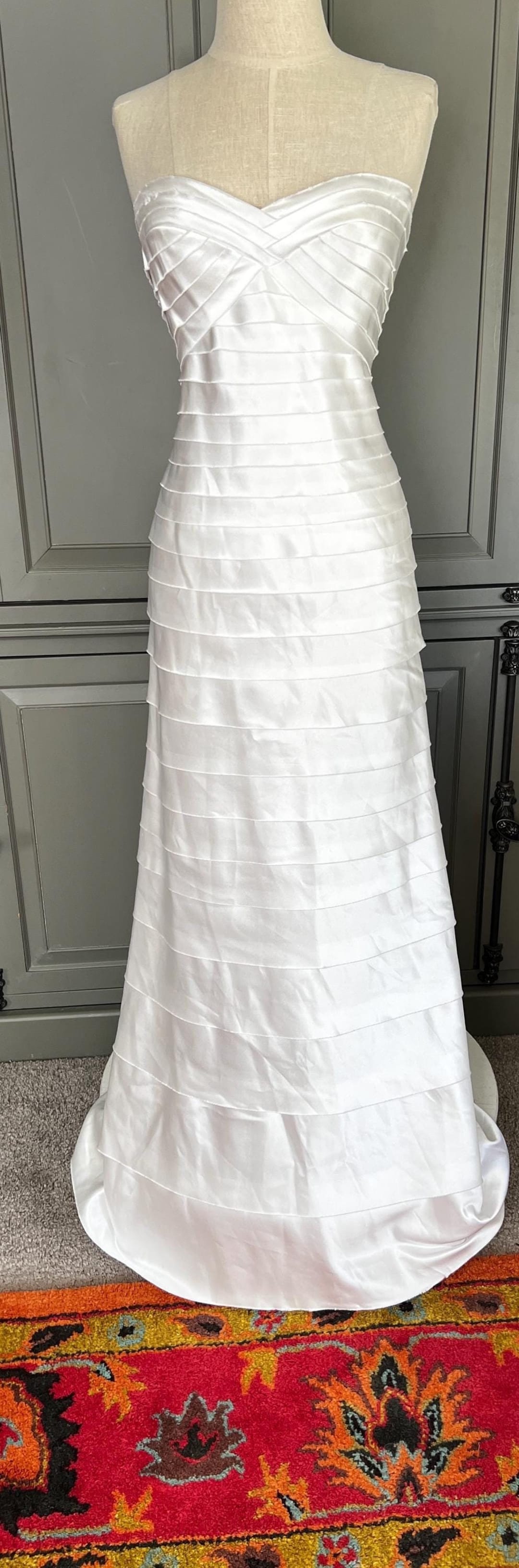 Bcbg/max Azria Modern Wedding Dress Size 10 - Etsy