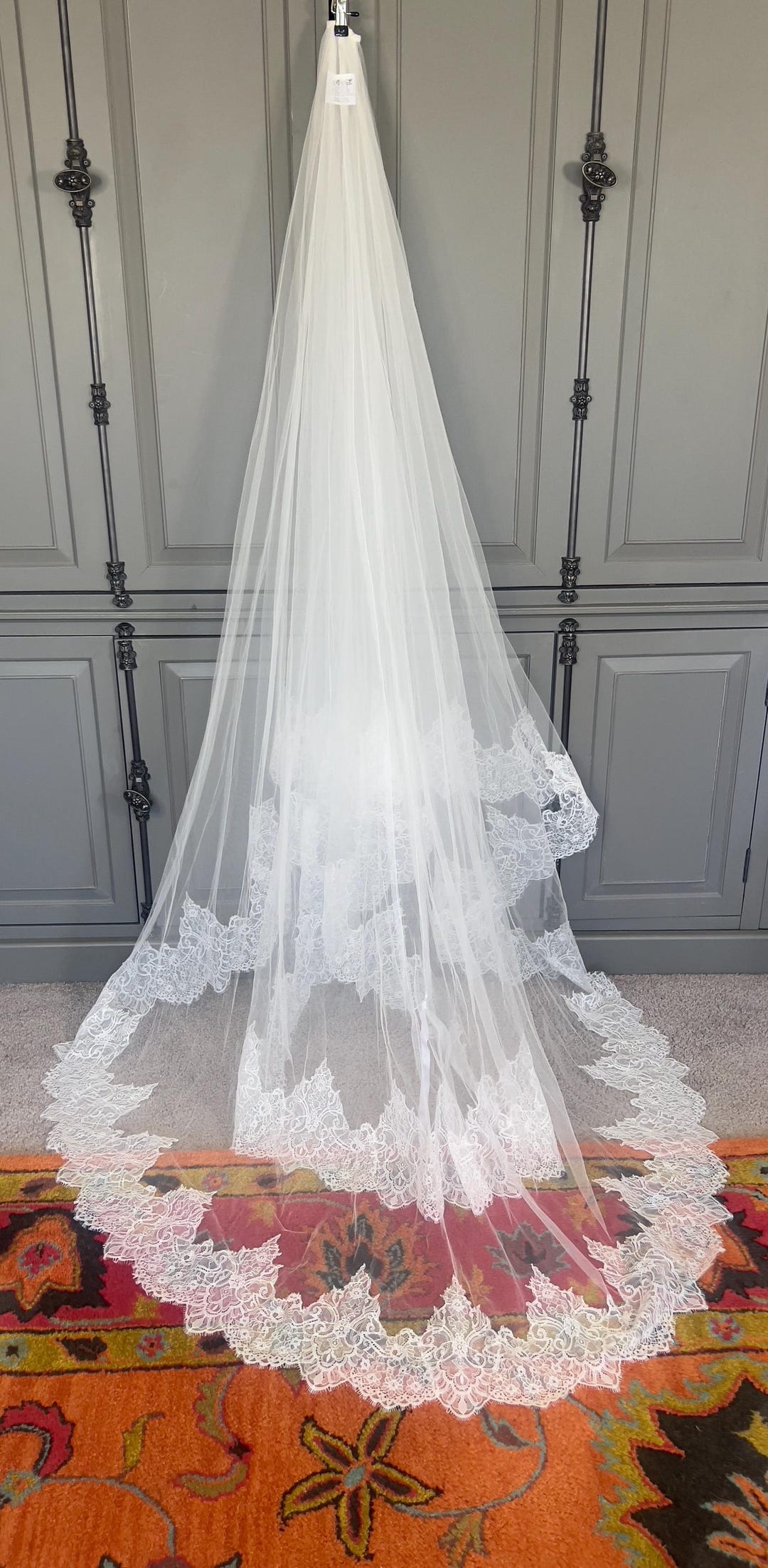 Overskirt/detachable Train With Tulle and Lace NEVER WORN -2 Tiers! - Etsy