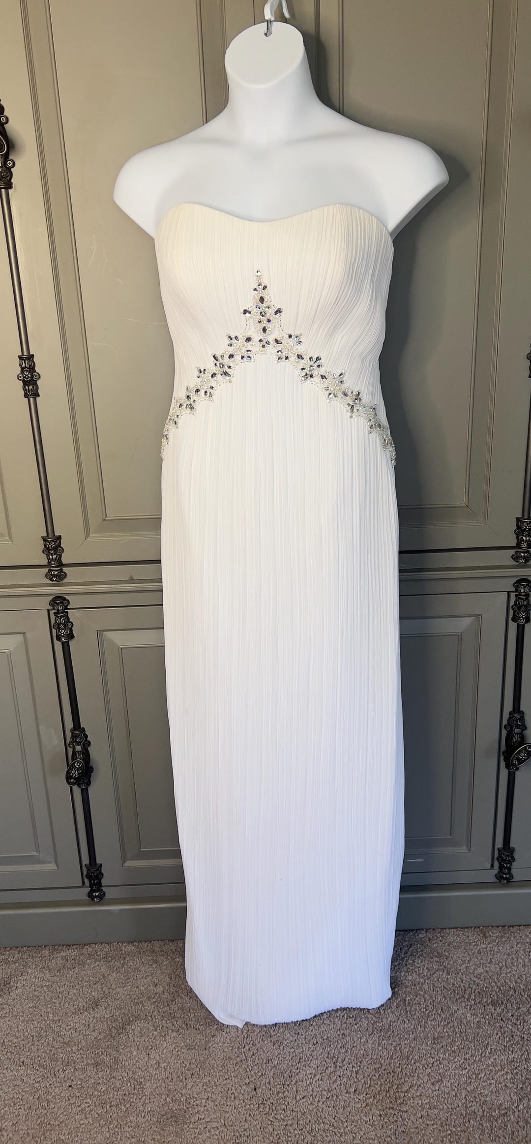 New Demitrios Goddess Sheath Gown Size 14 - Etsy