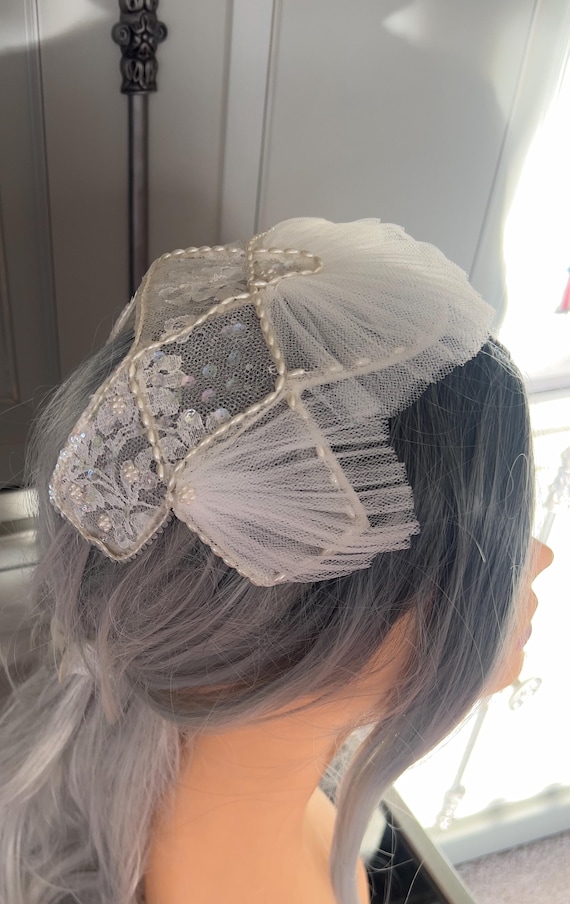 1930s/1940’s wedding headpiece -amazing!!! - Gem