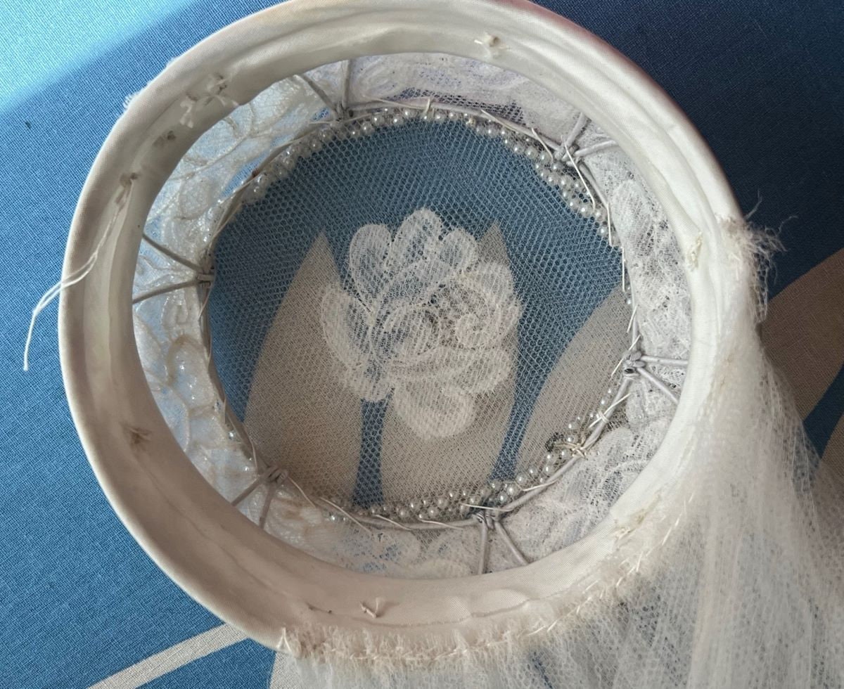 Vintage 1960's Wedding Pillbox Hat W/attached Veil - Etsy