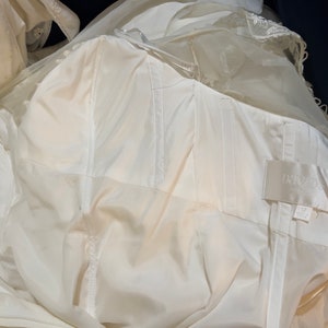 David’s Bridal Flowy Gown With Sleeves Size 12 - Etsy