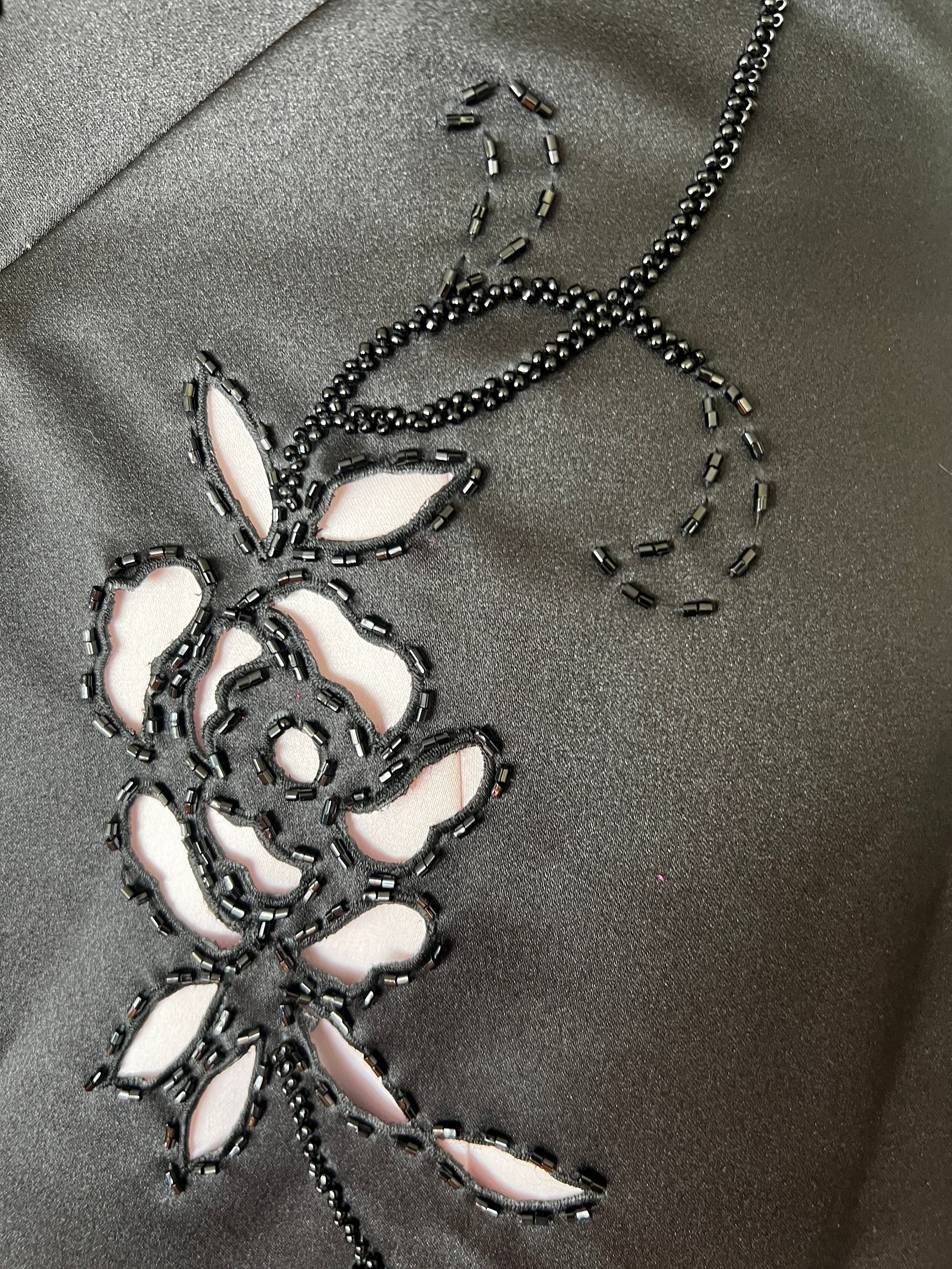 Vintage Black/pale Pink Cutaway Dress by Betsy &adam, Size 14 - Etsy