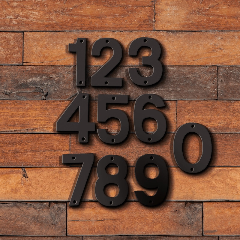 Custom House Numbers - Etsy