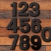5 Inch Modern Metal House Numbers Letters / 5 Steel - Etsy