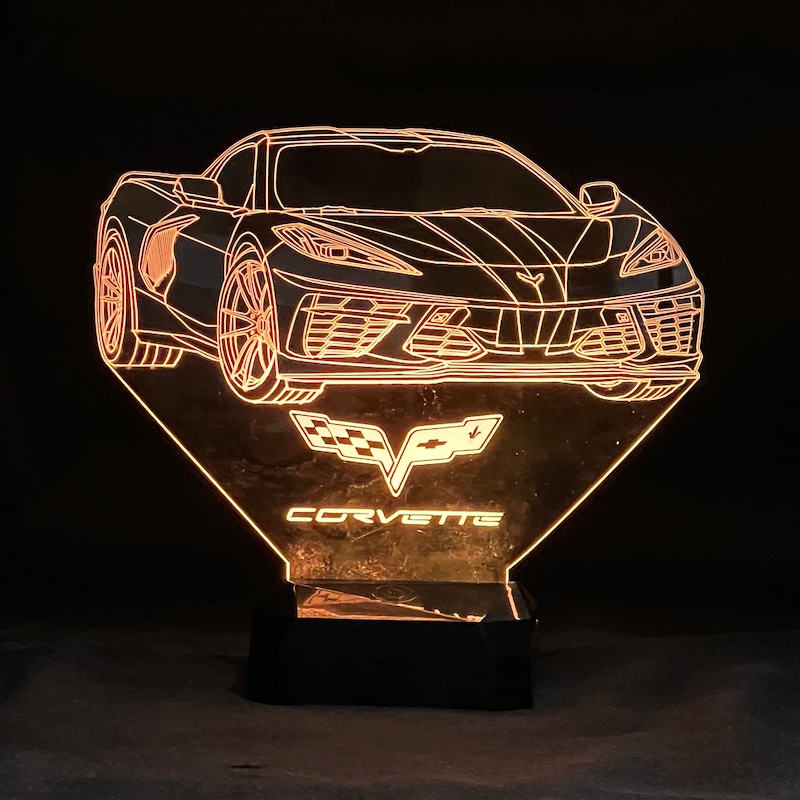 Personalized Corvette Sign - Etsy
