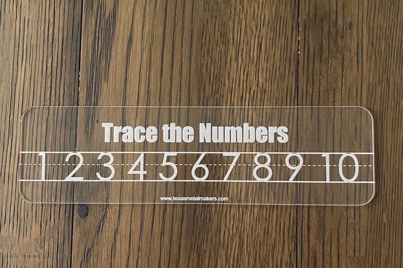 Dry Erase Letter Number and Name Tracing Board Washable - Etsy