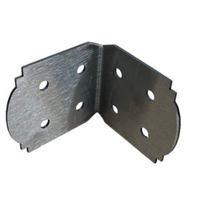 90 Degree Decorative Design Angle Bracket for 4x4 Wood Post, 4x4 Angle ...