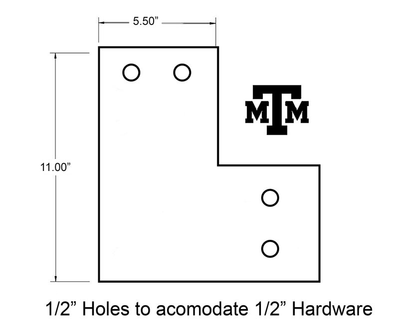 Shop Table Heavy Duty 6x6 Flat L Brackets for 6 X 6 Posts - Etsy