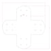 Decorative Design X Bracket for 6x6 Post, 6x6 Bolt Plate, 6 Inch X ...
