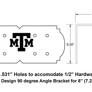 90 Degree Decorative Design Angle Bracket for 8 Wood - Etsy
