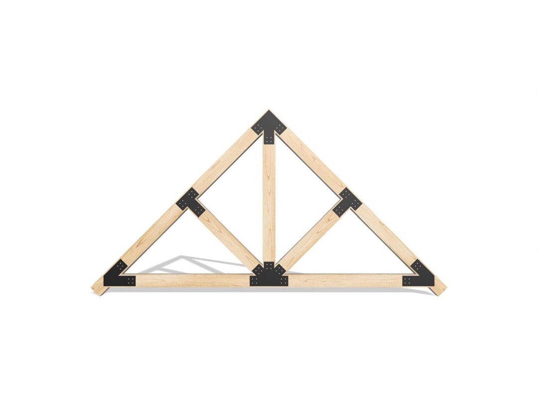 Structural Design Timber Truss Brackets for 8x8 Posts, 8" Timber Truss ...