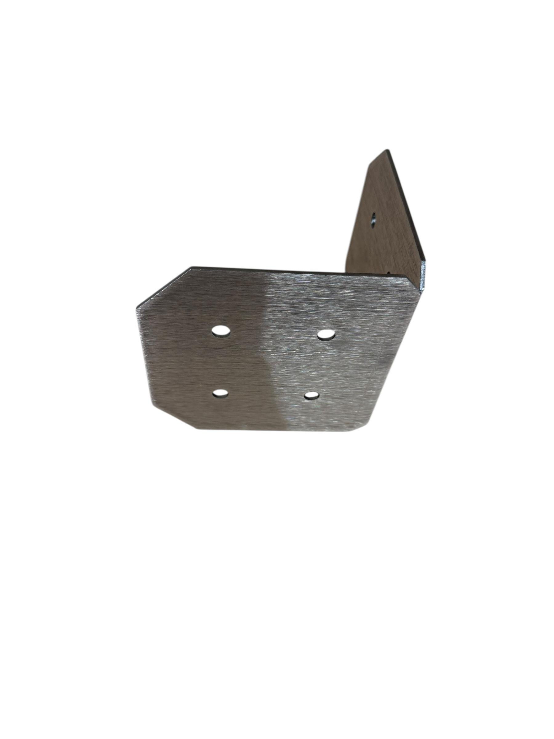 90 Degree Chamfered Angle Bracket for 6x6 Wood Post, 6x6 Angle Bracket ...