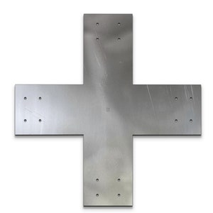 Structural Design X Bracket for 6x6 Post, 6x6 Bolt Plate, 6 Inch X ...