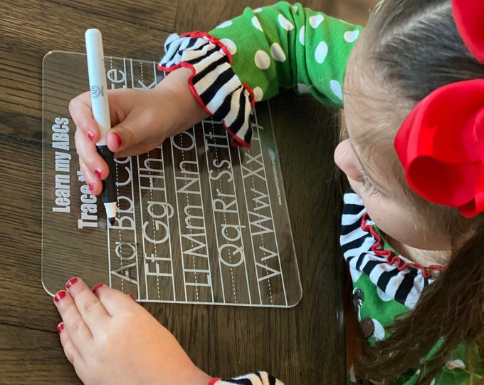 Name Tracing Board Dry Erase Name Tracing Letter Tracing Board ...