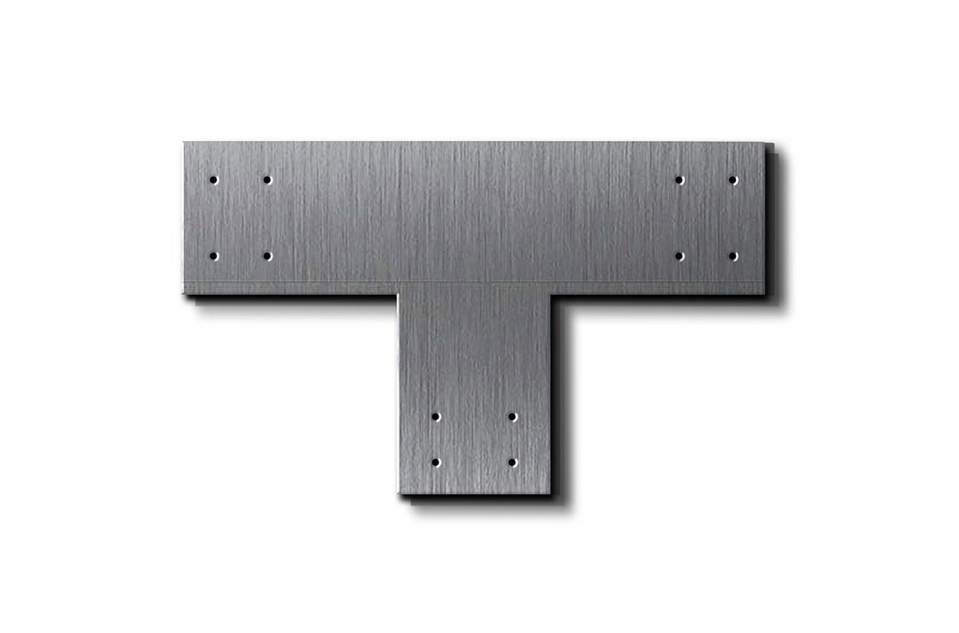 Stainless Steel Structural Design T Bracket for 6x6 Post, 6 Inch T ...