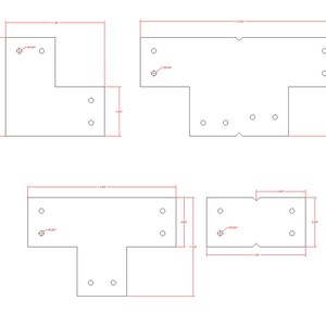 6x6 Heavy Duty Brackets for 6"posts | 6" Post Brackets | 6x6 Shop Table ...