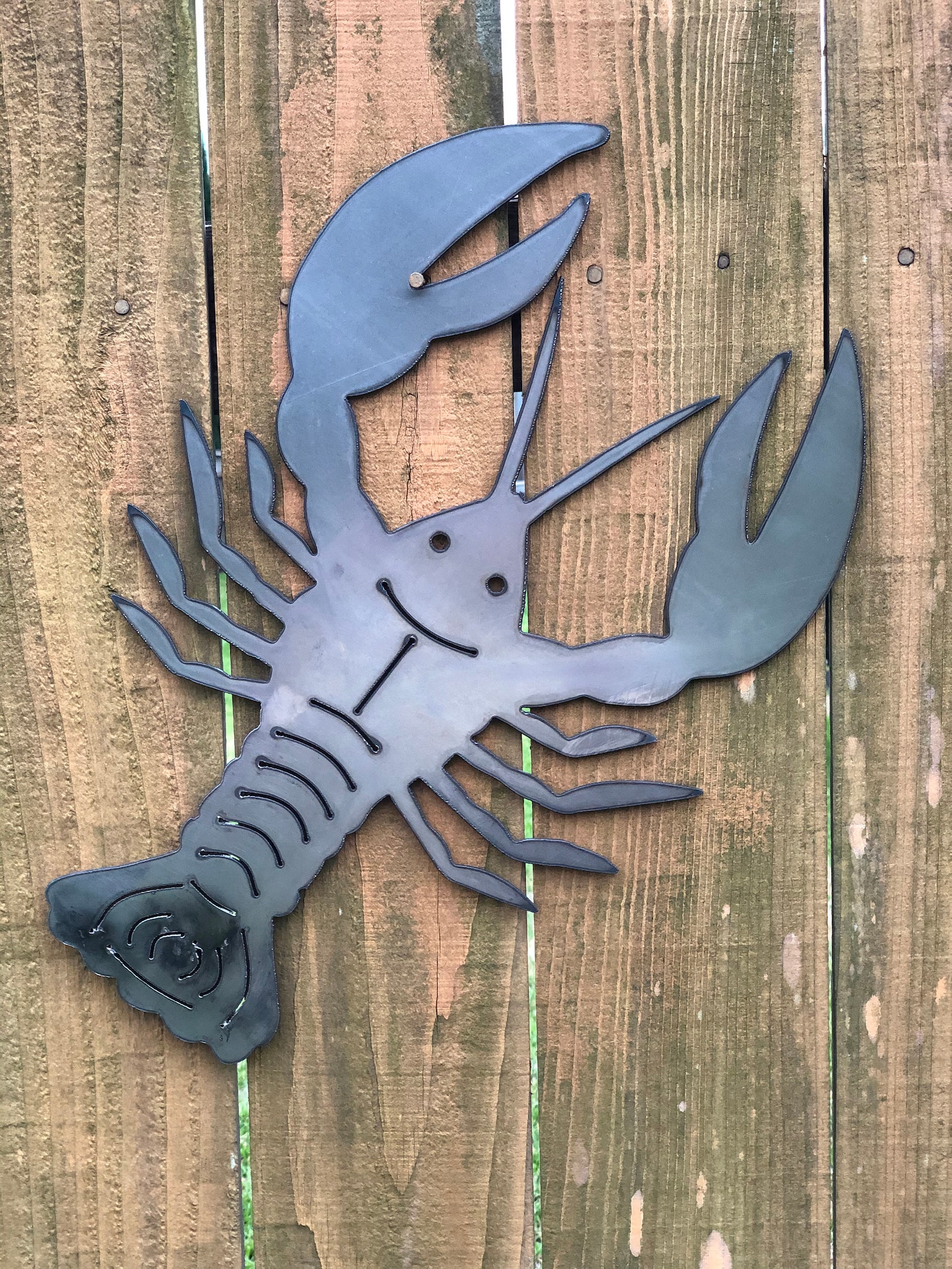 Metal Crawfish Wall Hanging Decoration Crawfish Steel Sign - Etsy