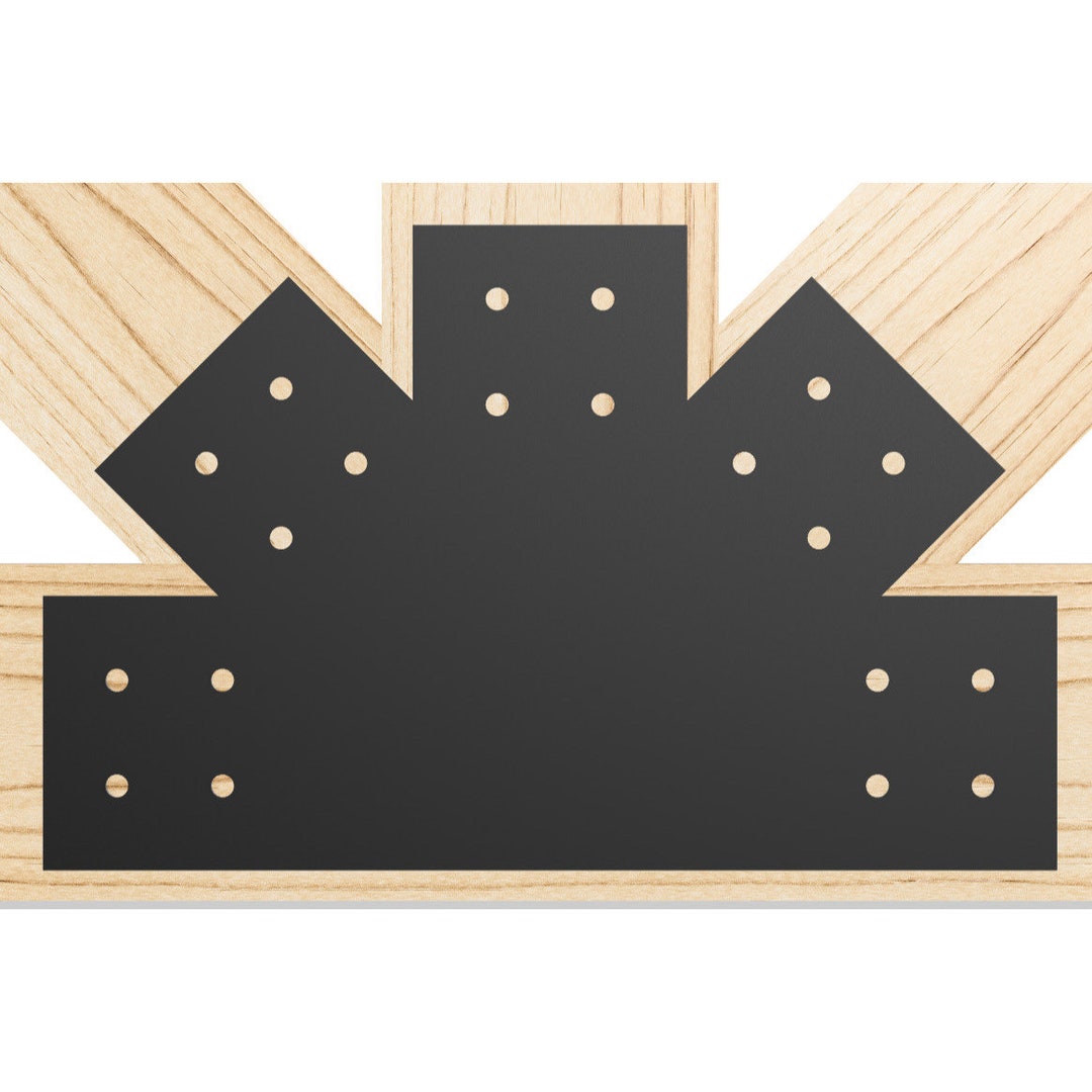 8x8 Structural Design Timber Truss Brackets for 8x8 Posts, 8" Timber ...